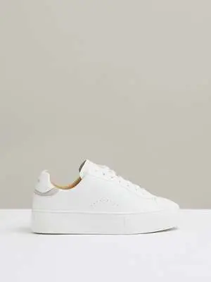 White Leather Trainers