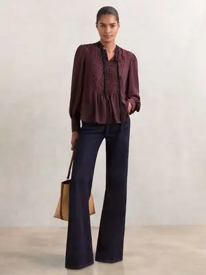 Reiss Embroidered Blouses