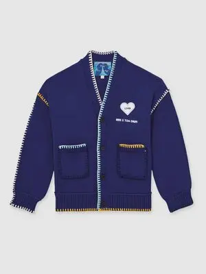 REISS Poseidon Lover Knit Cardigan