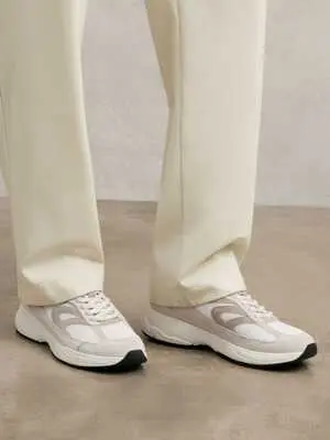 REISS Panelled Running Trainers