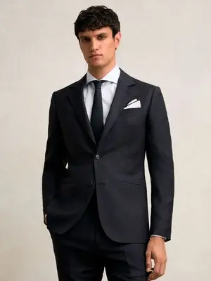 REISS Seminar Wool Single-breasted Check Suit Blazer Tailored-fit
