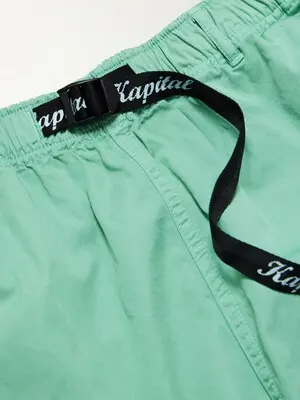 Kapital Cotton-twill Wide-leg Shorts