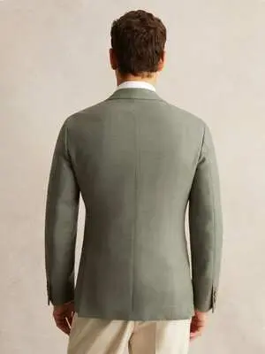 REISS Midnight Wool-blend Single-breasted Blazer Slim-fit