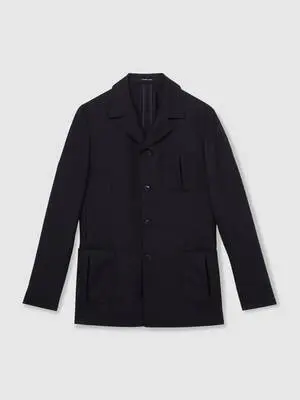 REISS Gallagher Wool-blend Single-breasted Blazer Tailored-fit