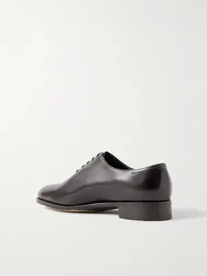 John Lobb Marldon Whole-cut Leather Oxford Shoes - Brown
