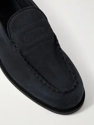 John Lobb Pace Suede Loafers - Blue