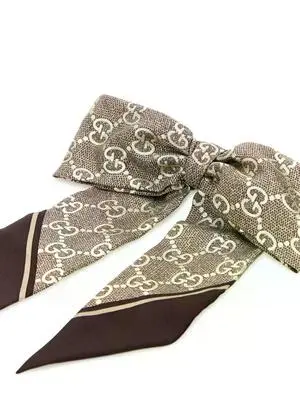 Gucci Gg Jacquard Scrunchie