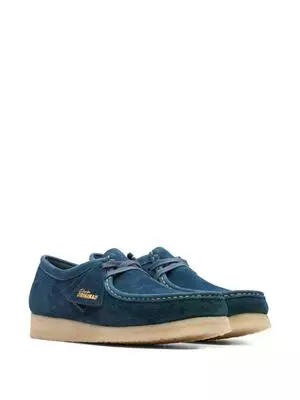 Clarks Wallabee Derby Shoes - Blue