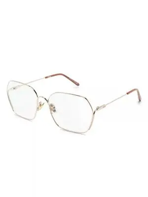 Chloé Oversized Geometric-frame Glasses