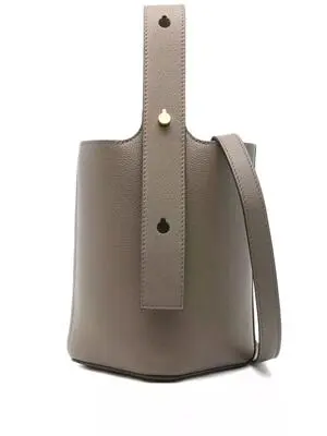 Loewe Mini Pebble Bucket Bag - Grey