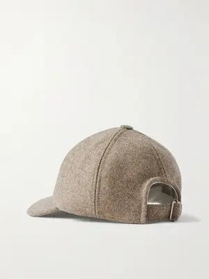 MARANT Tomas Logo-embroidered Virgin Wool Baseball Cap - Neutrals