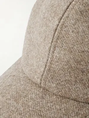 MARANT Tomas Logo-embroidered Virgin Wool Baseball Cap - Neutrals