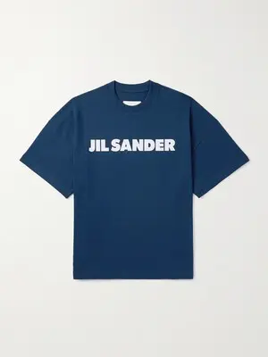 JIL SANDER Logo-print Cotton-jersey T-shirt