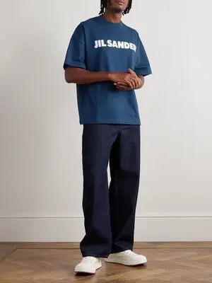 JIL SANDER Logo-print Cotton-jersey T-shirt
