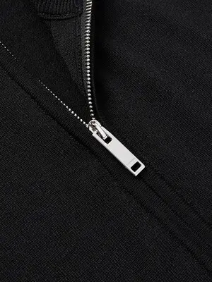 SLOWEAR Incotex Zanone Flexwool Half-zip Sweater - Black