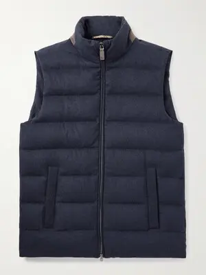 Herno Collared Vests For Men