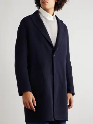 Etro Reversible Wool-blend Felt Coat