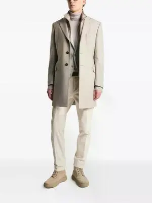 FAY Single-breasted Coat - Neutrals
