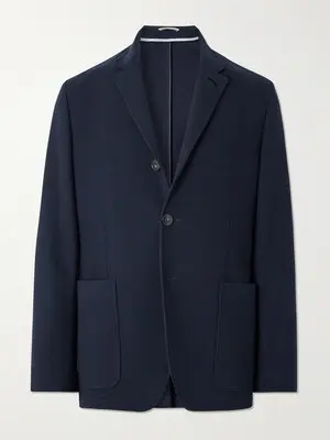 Canali Wool And Cotton-blend Field Jacket