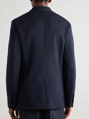 Canali Wool And Cotton-blend Field Jacket