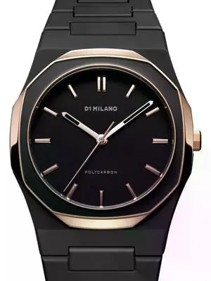 D1 MILANO Polycarbon 40.5mm Watch - Black