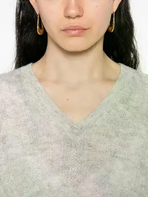 TWINSET V-neck Balloon-sleeve Sweater