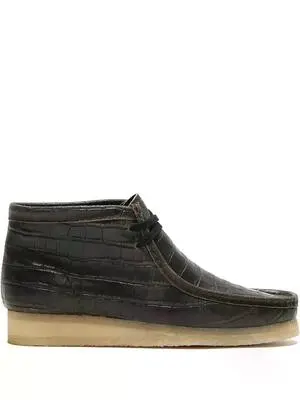 Clarks Wallabee Crock Boots - Black
