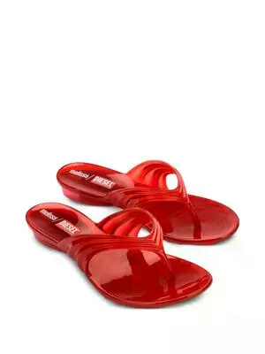 Melissa X Diesel Thong Flip-flops - Red