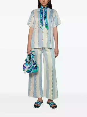 Emilio Pucci Patterned Slip-on Sandals