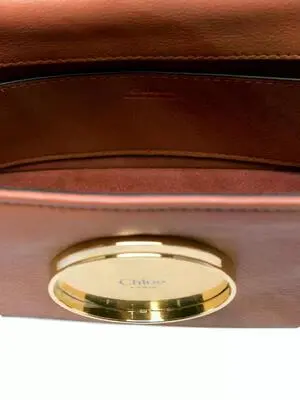 Chloé Heritage Leather Cross Body Bag - Orange