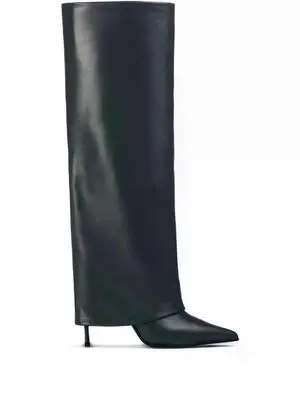 LE SILLA 110mm Andy Leather Cuffed Boots