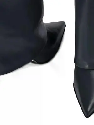 LE SILLA 110mm Andy Leather Cuffed Boots