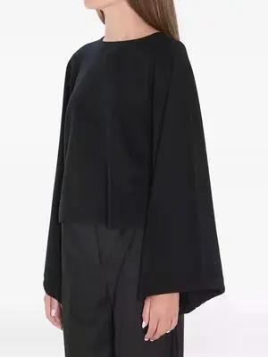 Max Mara Frais Batwing Sleeve Sweater - Black