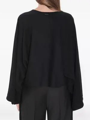 Max Mara Frais Batwing Sleeve Sweater - Black