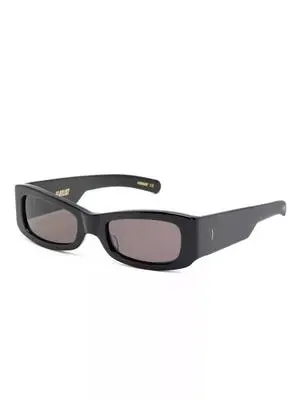 FLATLIST Kareem Rectangle-frame Sunglasses - Black