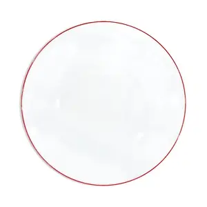 NON SANS RAISON Concorde Bread & Butter Plate - Red