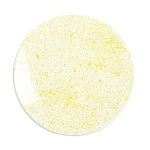 NON SANS RAISON Splash Dinner Plate - Yellow