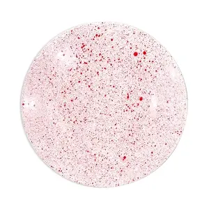 NON SANS RAISON Splash Bread & Butter Plate - Red