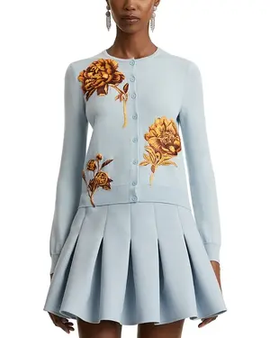 Oscar De La Renta Drop Shoulder Sweaters For Women