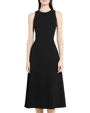 Theory A-line Midi Dress