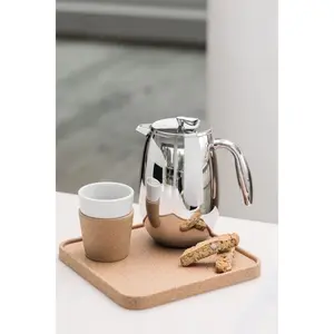 BODUM Columbia Double Wall Stainless Steel French Press Coffee Maker - Chrome
