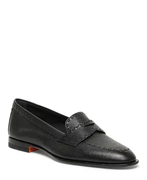 Santoni Logo Flats For Women