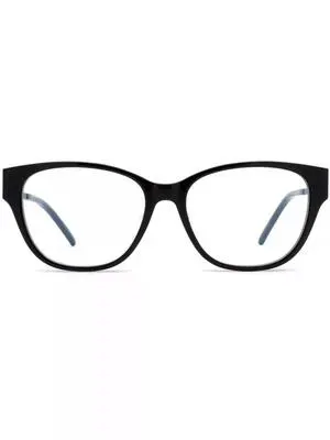 Saint Laurent Round-frame Glasses - Black