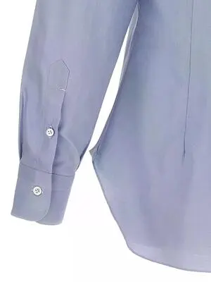 BARBA NAPOLI Button-cuffed Poplin Shirt