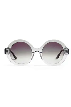 Natori Nami Acetate Round Sunglasses - Gray