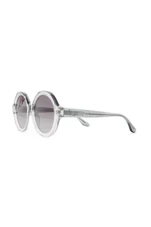 Natori Nami Acetate Round Sunglasses - Gray