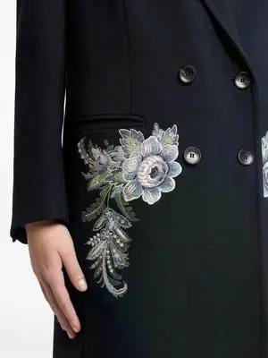 Etro Embroidered Double-breasted Boat