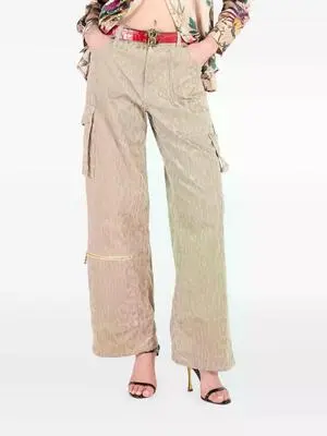 Roberto Cavalli Jaguar-print Cargo Pants