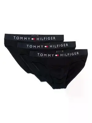 Tommy Hilfiger Logo-print Briefs - Blue