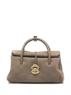 ZANELLATO Small Twist-lock Handbag - Grey